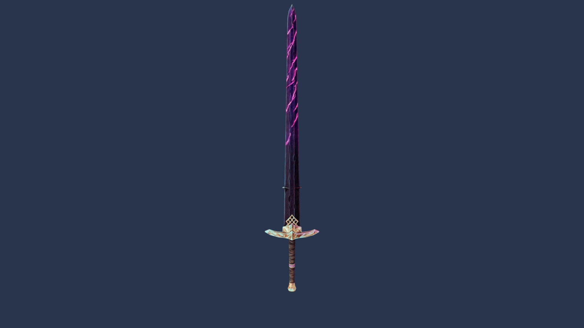 Obsidian sword - 3D model by Azusu [dd7bf48] - Sketchfab