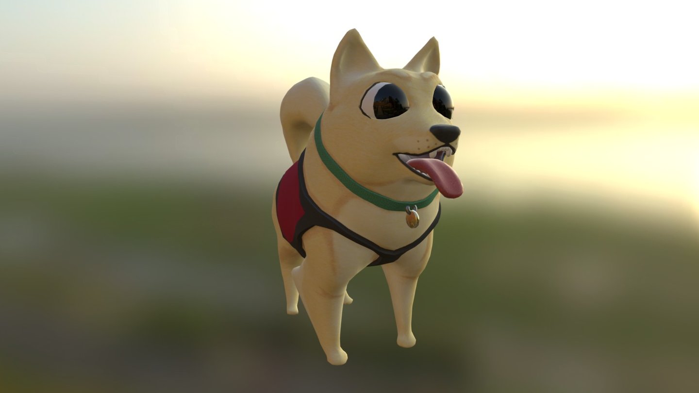 Doge_001 - 3D model by thunderpoo [dd7d9b9] - Sketchfab