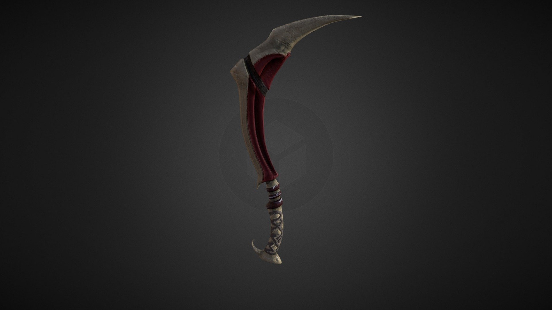 Bone Machete - 3D model by Georgy Kolokutin (@Georgel) [dd7df50 ...