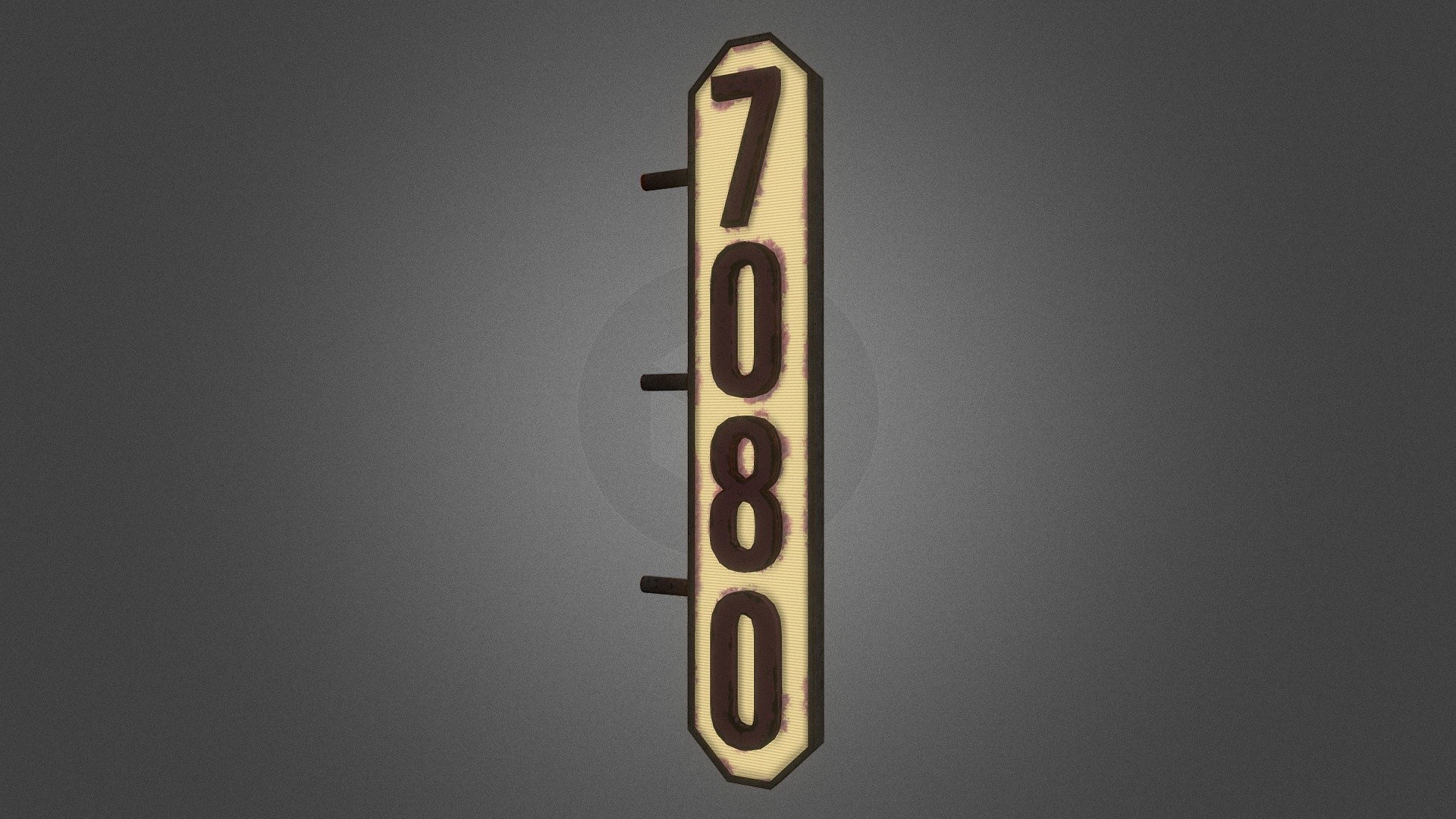 Neon 7080 Yellow - Buy Royalty Free 3D model by @blue.blender.print ...
