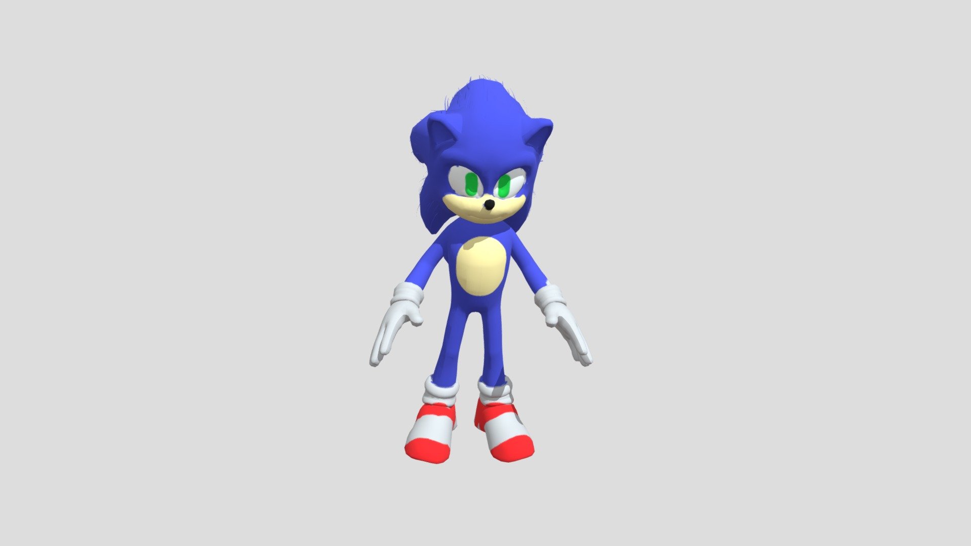 Sonic - Download Free 3D model by Katz (@k.samylourdes) [dd7e933 ...