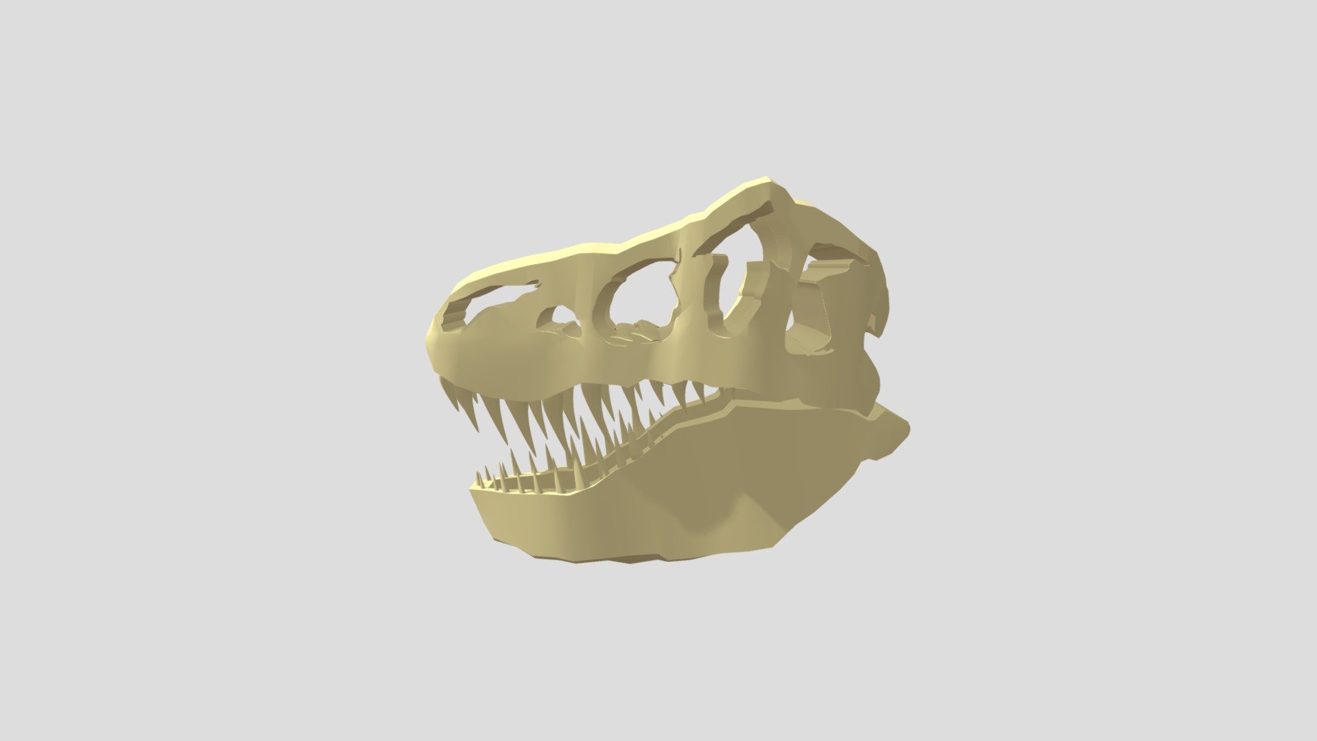 T-Rex skull - Download Free 3D model by Pacheco2099 [dd7f526] - Sketchfab