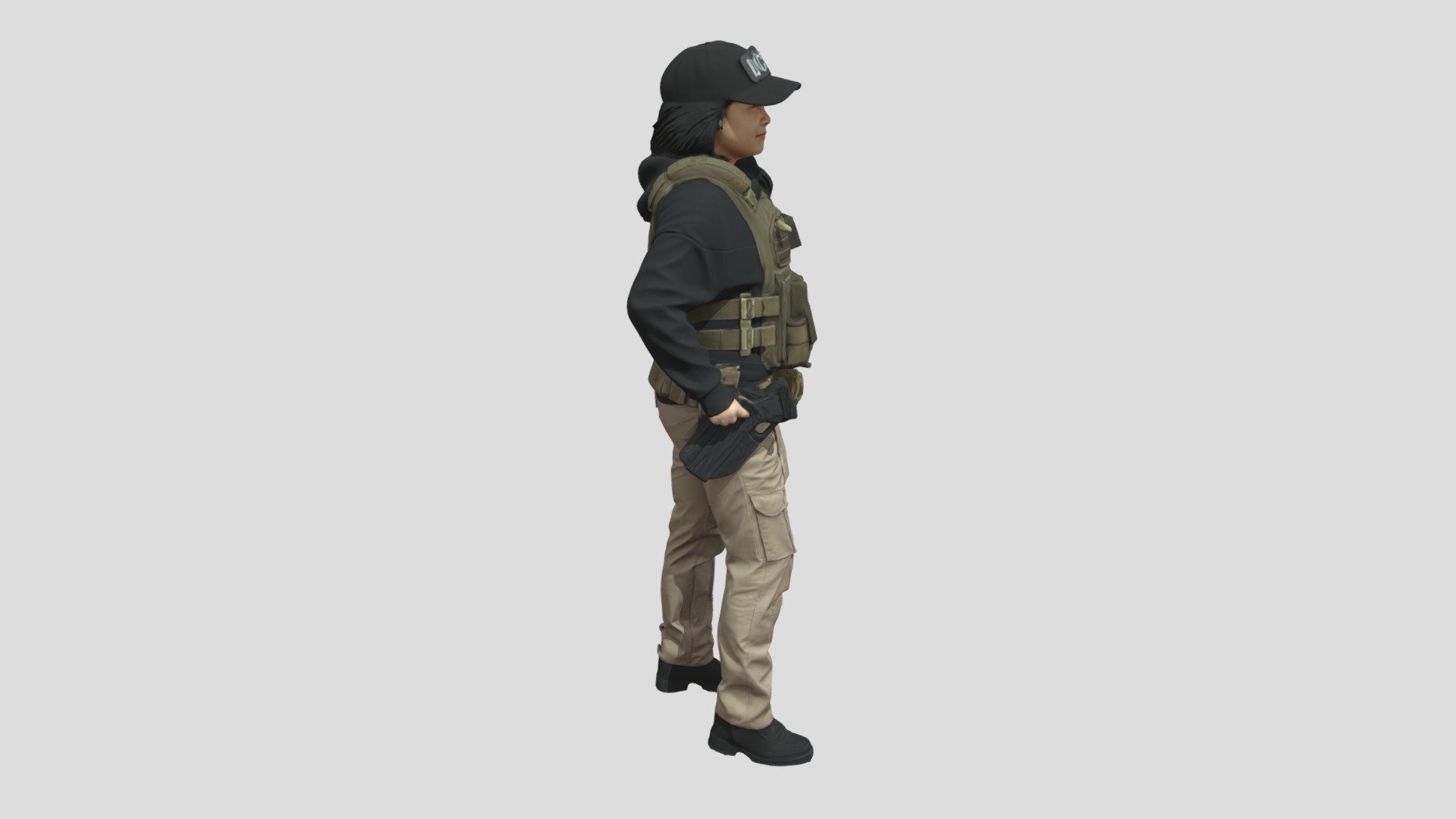 Female ICE agent - 3D model by alphastudios [dd8144c] - Sketchfab