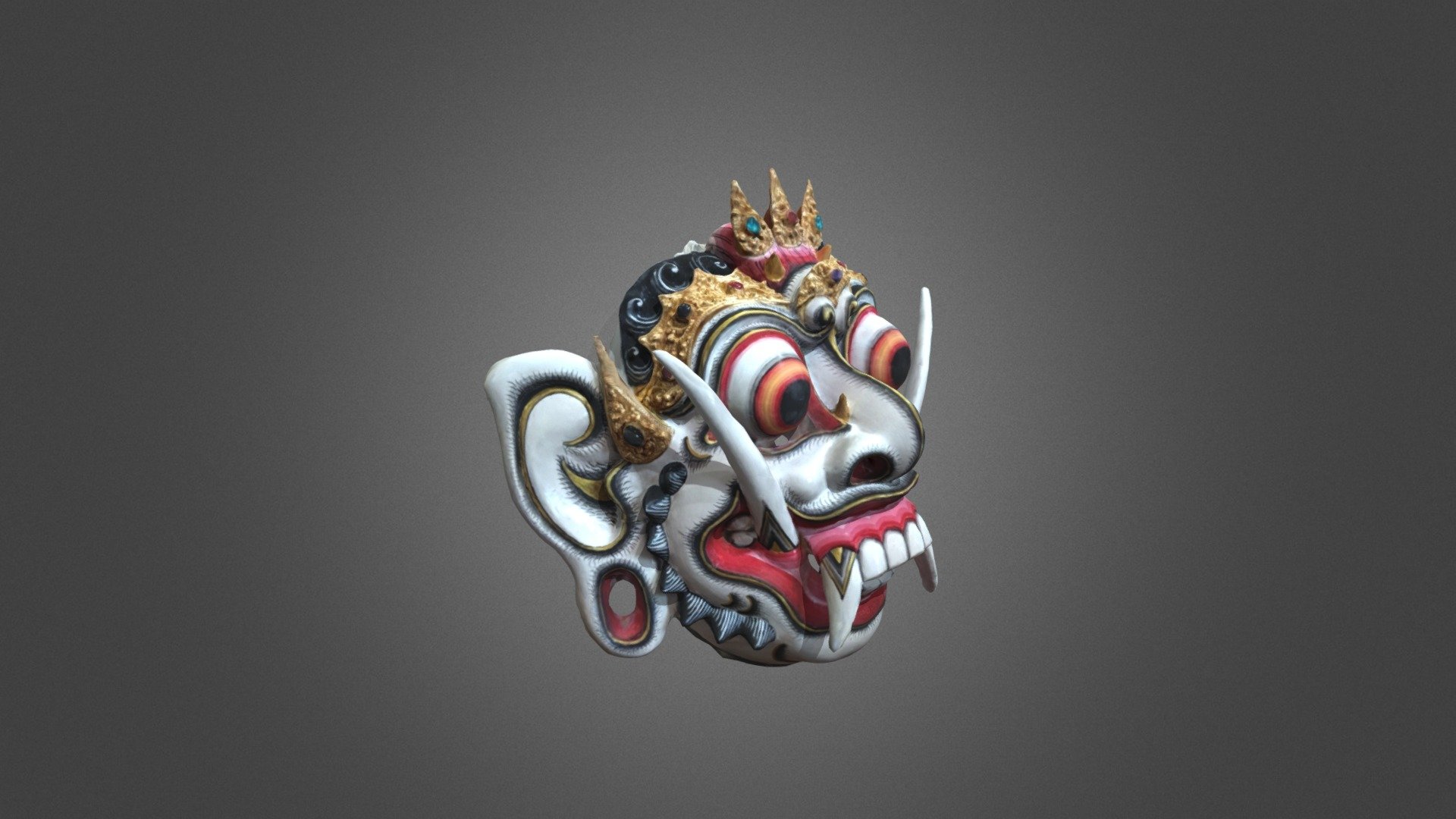 Rangda - 3D model by I Wayan Muka Mask Product (@iwayan_muka_mask ...