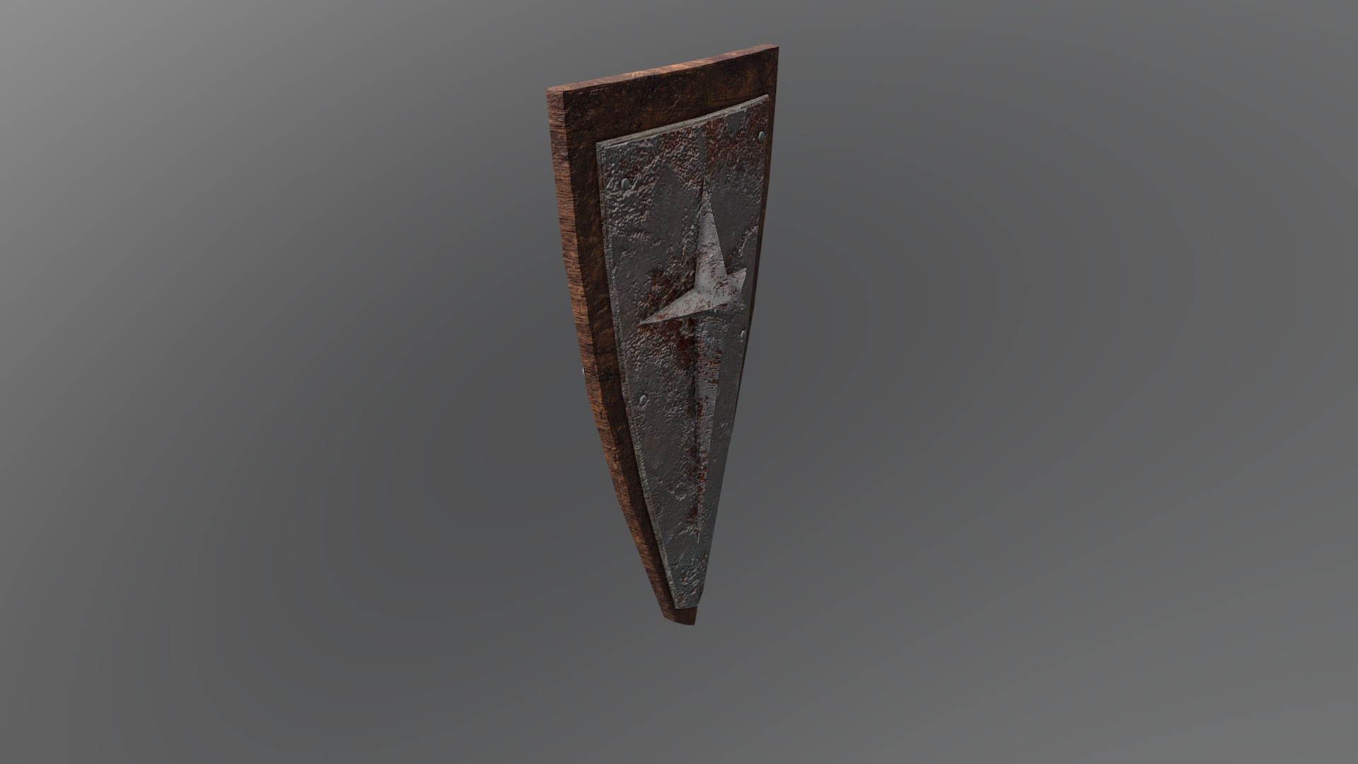 Rusted Shield With Front Brace - 3D model by DemonsWrath [dd8435b ...