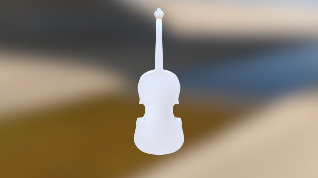 Violin Draft - 3D model by tethrius [dd857c2] - Sketchfab