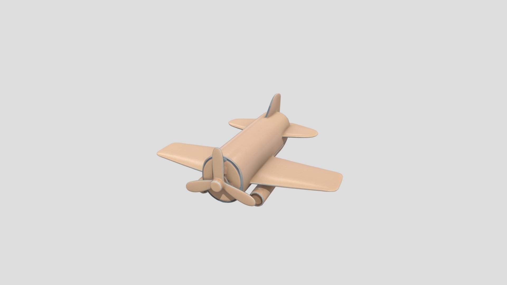Cartoon paper airplane - Download Free 3D model by TÀI NGUYÊN ICLONE ...