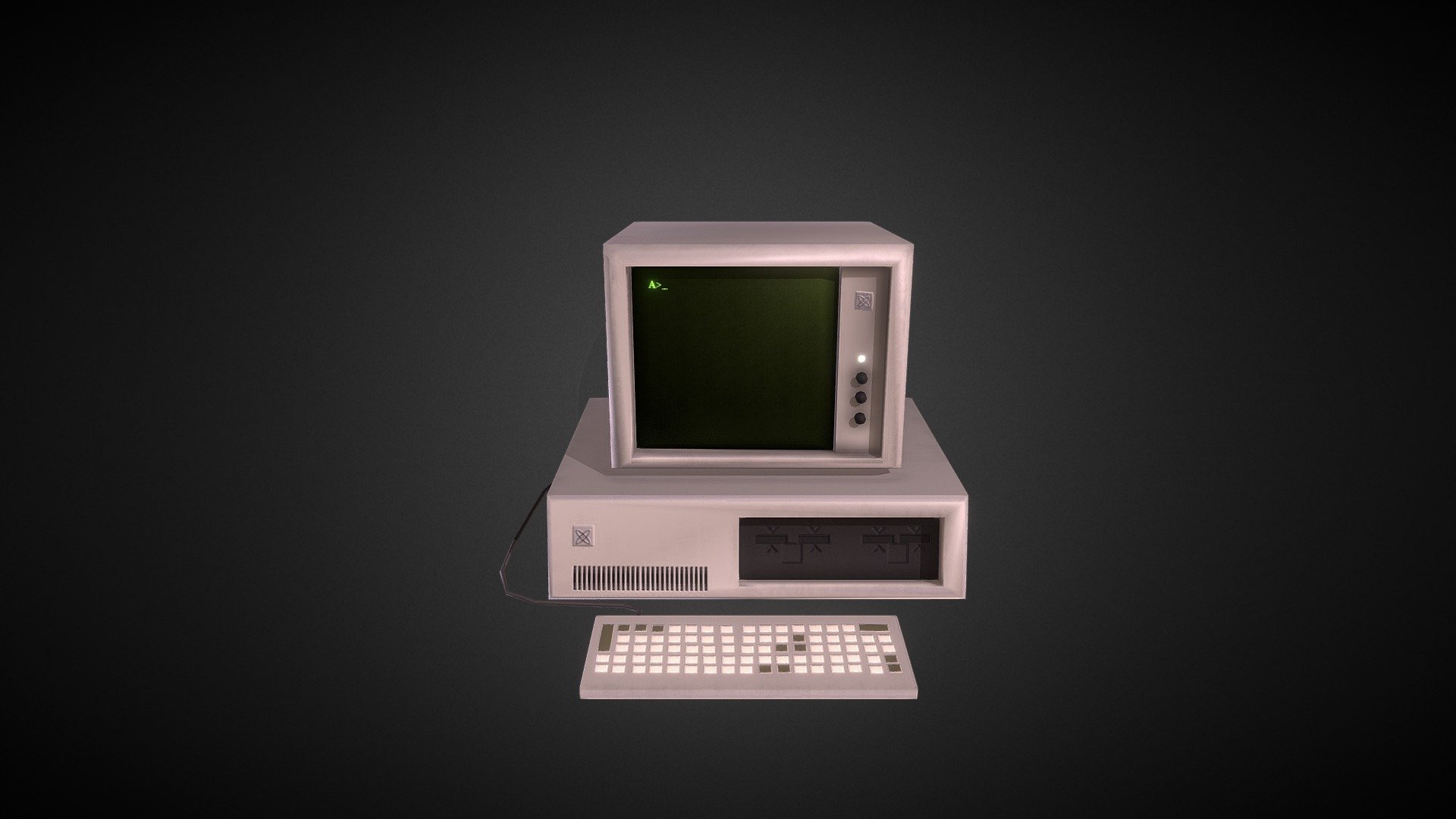 IBM PC - Buy Royalty Free 3D model by Pablo D. Becerril (@pablobs182 ...