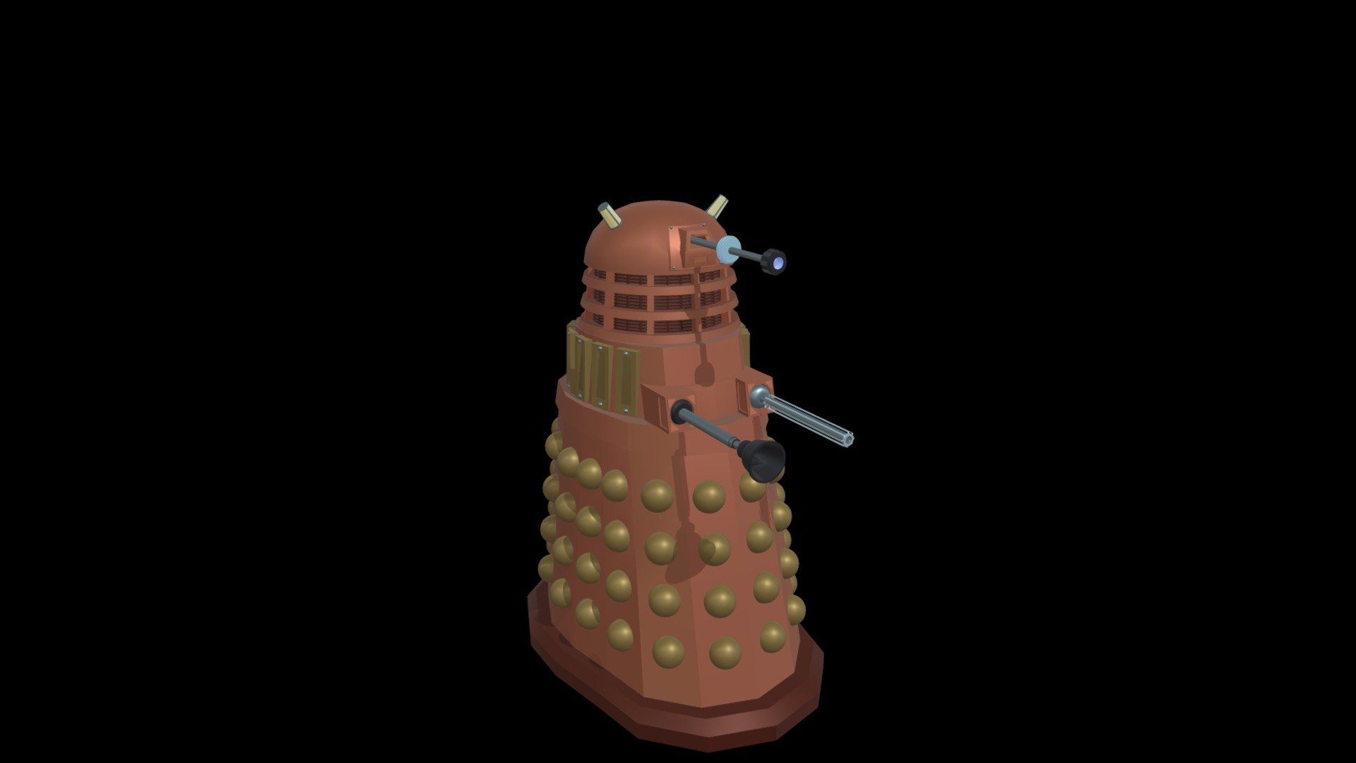Dalek Draft - Download Free 3D model by MaybS [dd8a8b4] - Sketchfab