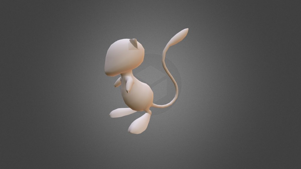 Mew (Low Poly) - 3D model by ArtofShallot (@CharlotteAnimates) [dd8b67a ...
