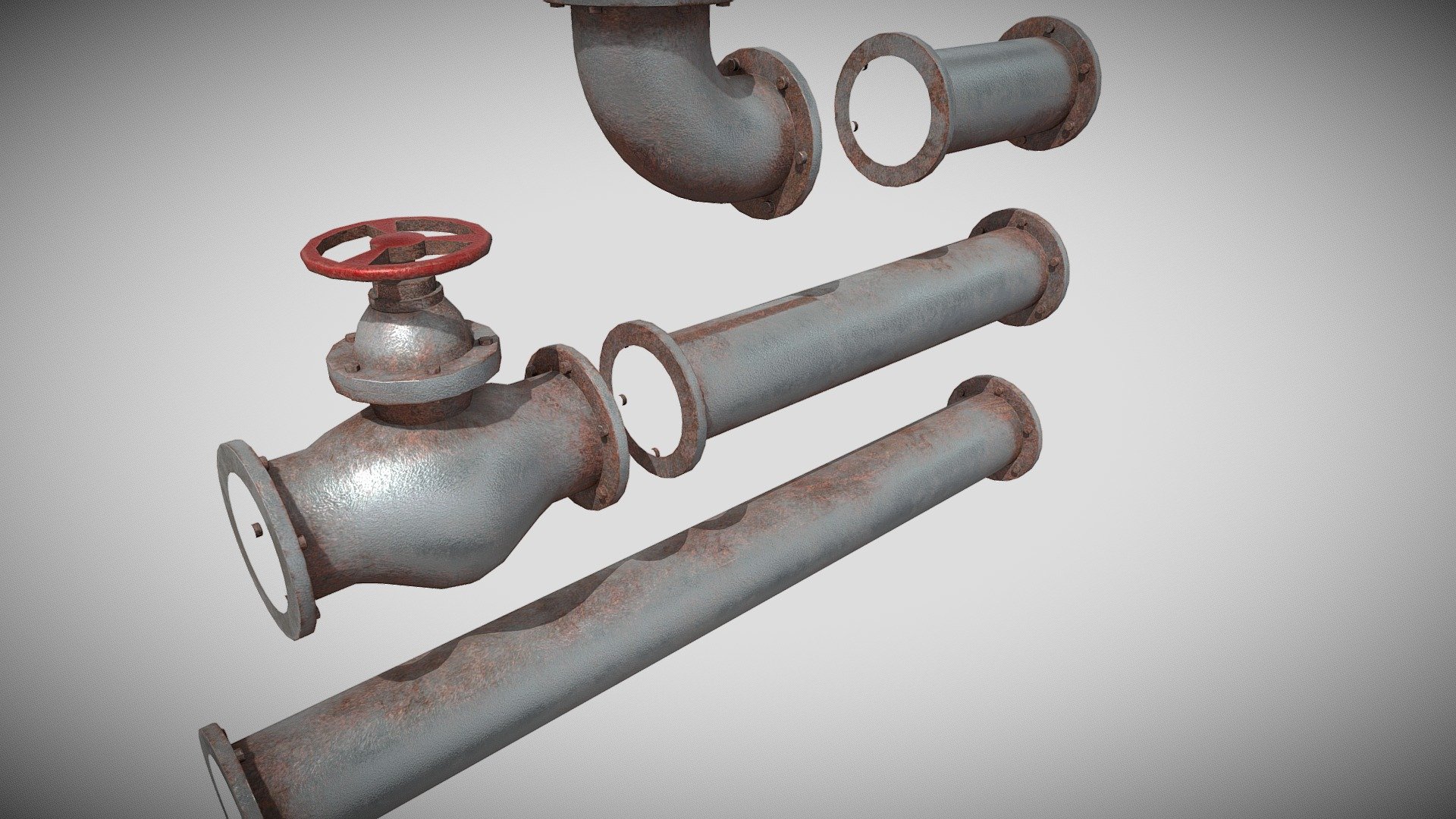Pipes - Download Free 3D model by Rami Az (@ramias199682) [dd8e691] - Sketchfab
