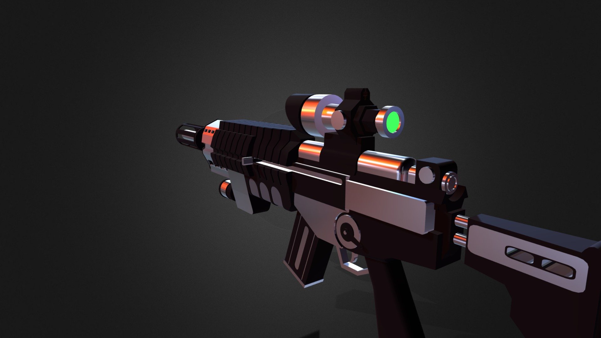 Area 51 XM-32 Viper Assault Rifle - 3D model by v-CognitiveInsight ...