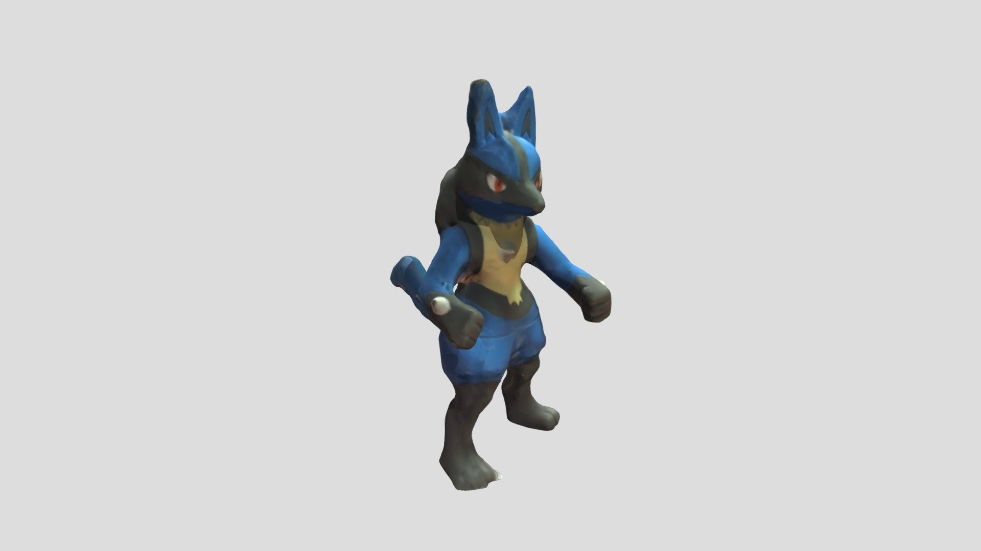 rukario - Download Free 3D model by fujita_seminar [dd9072d] - Sketchfab
