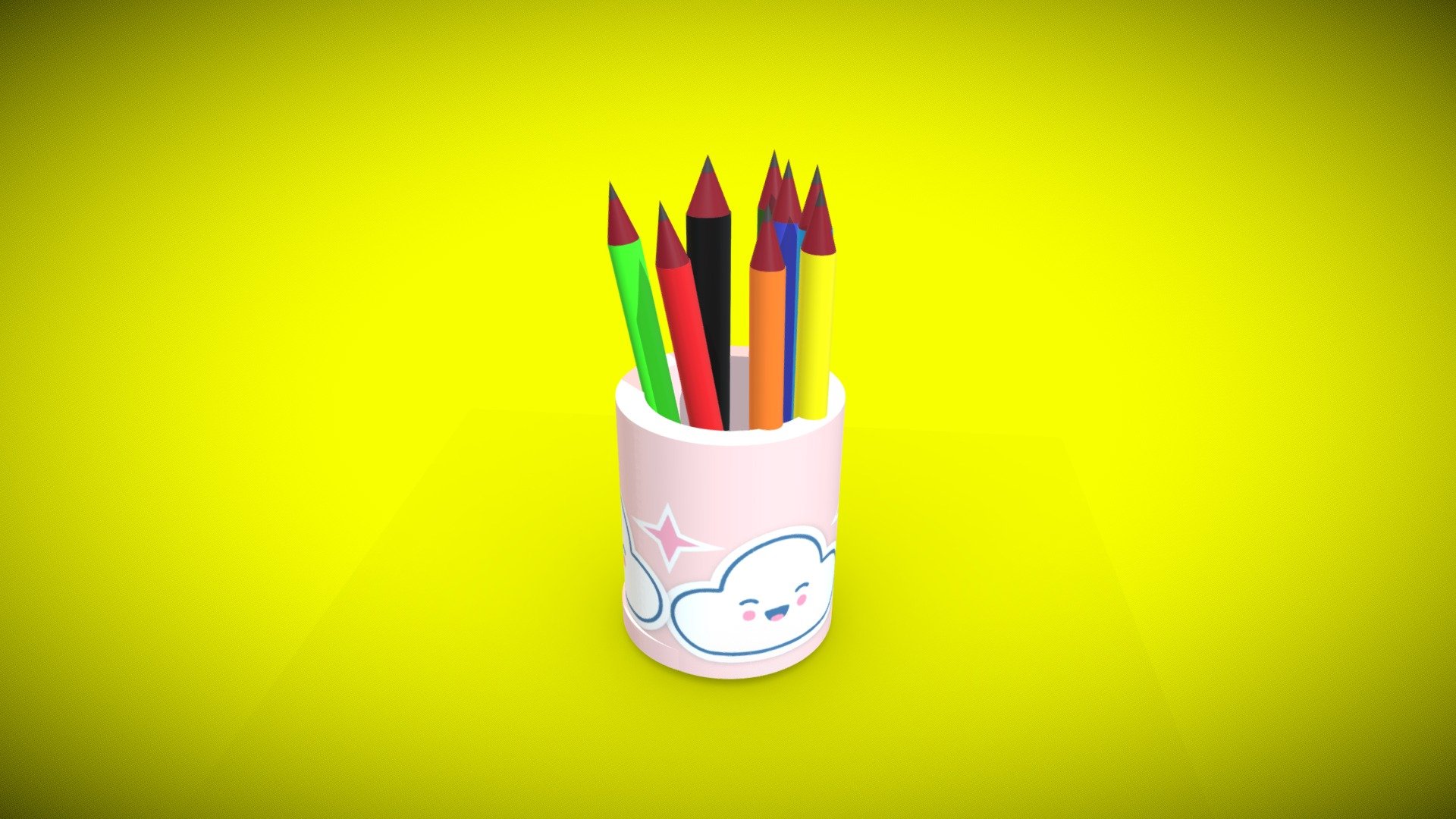 Group Pencils - Download Free 3D model by pina bini modeling ...