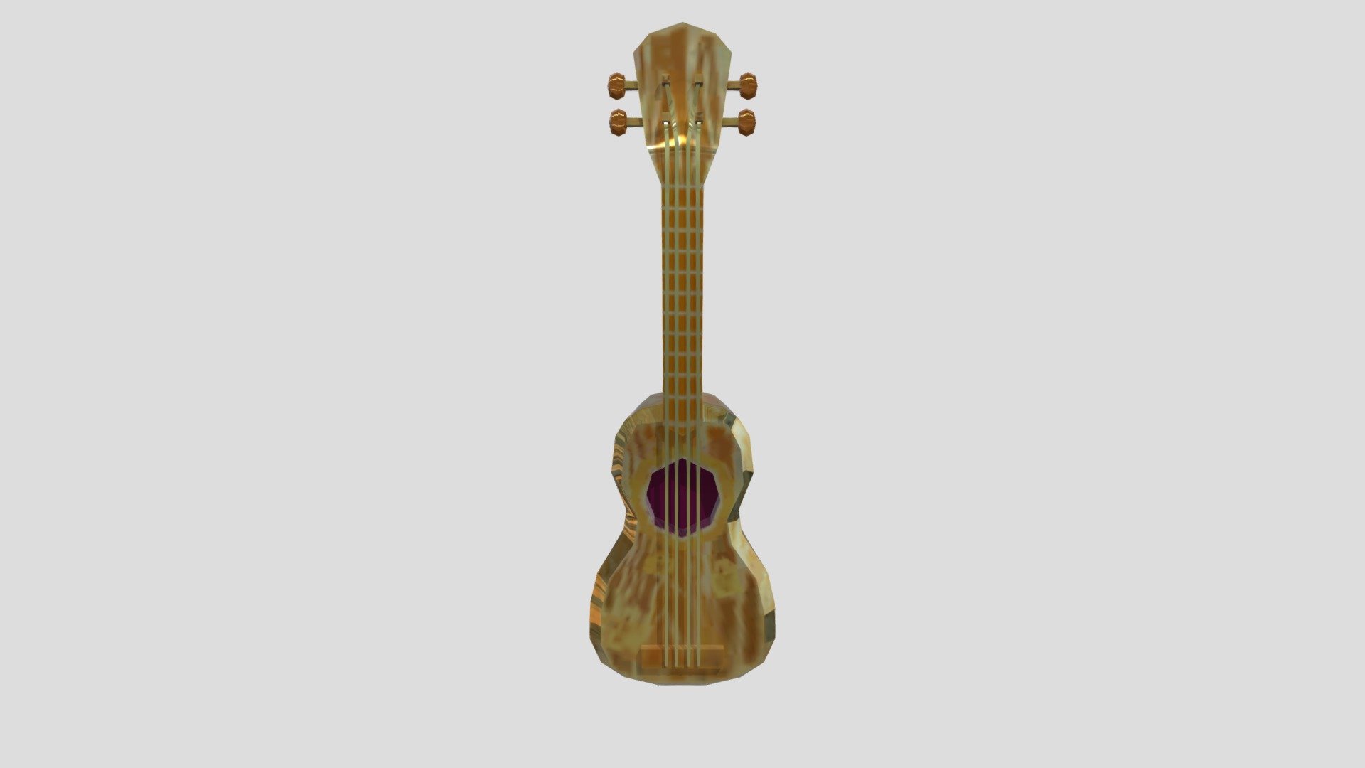 animal company - ukulele gold - Download Free 3D model by Romeo rios vr ...