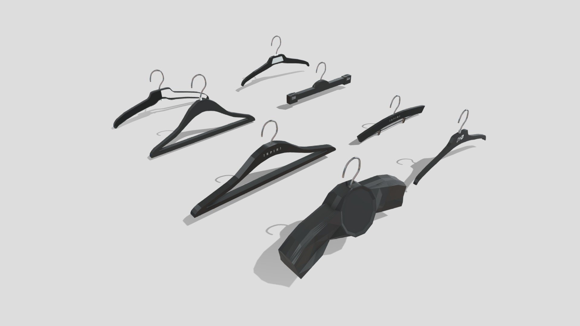 Hangers - 3D model by The Learning Network (@TheLearningNetwork ...