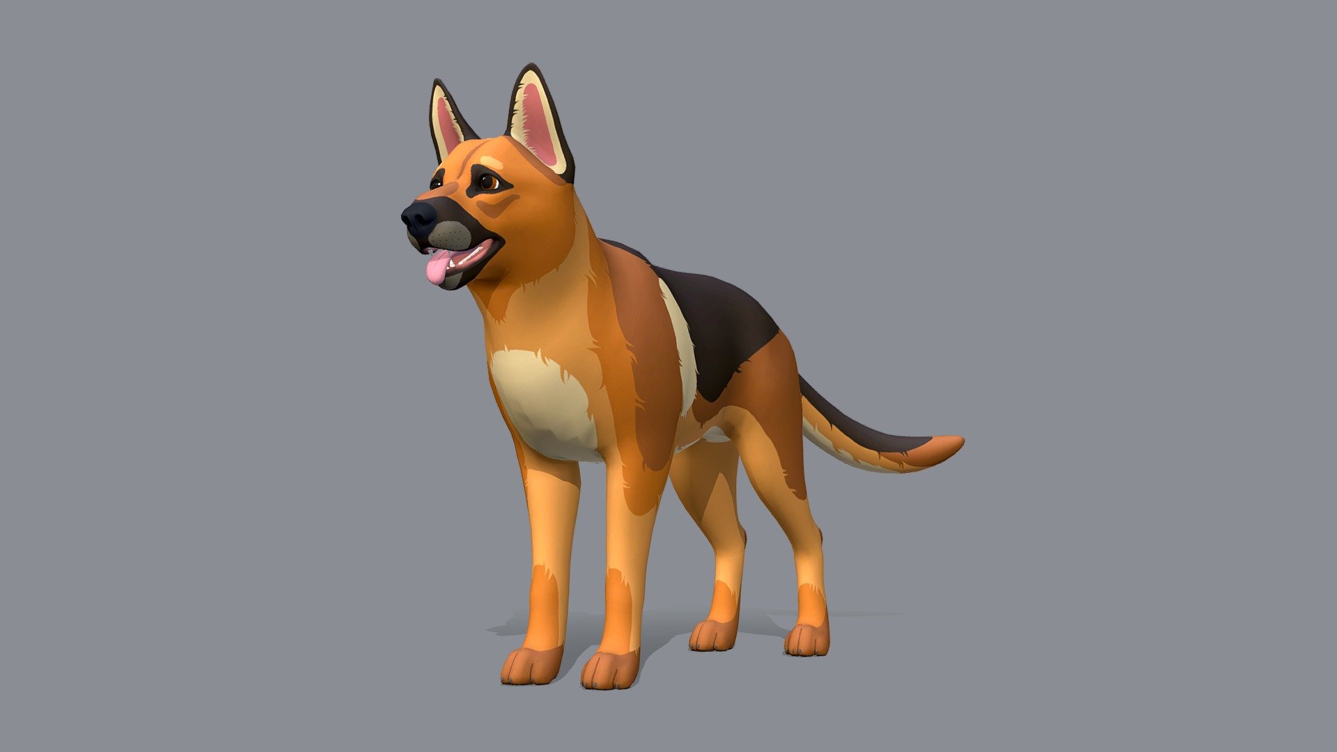 Cartoon Dog - Shepherd - Buy Royalty Free 3D model by RedDeer (@billl90 ...