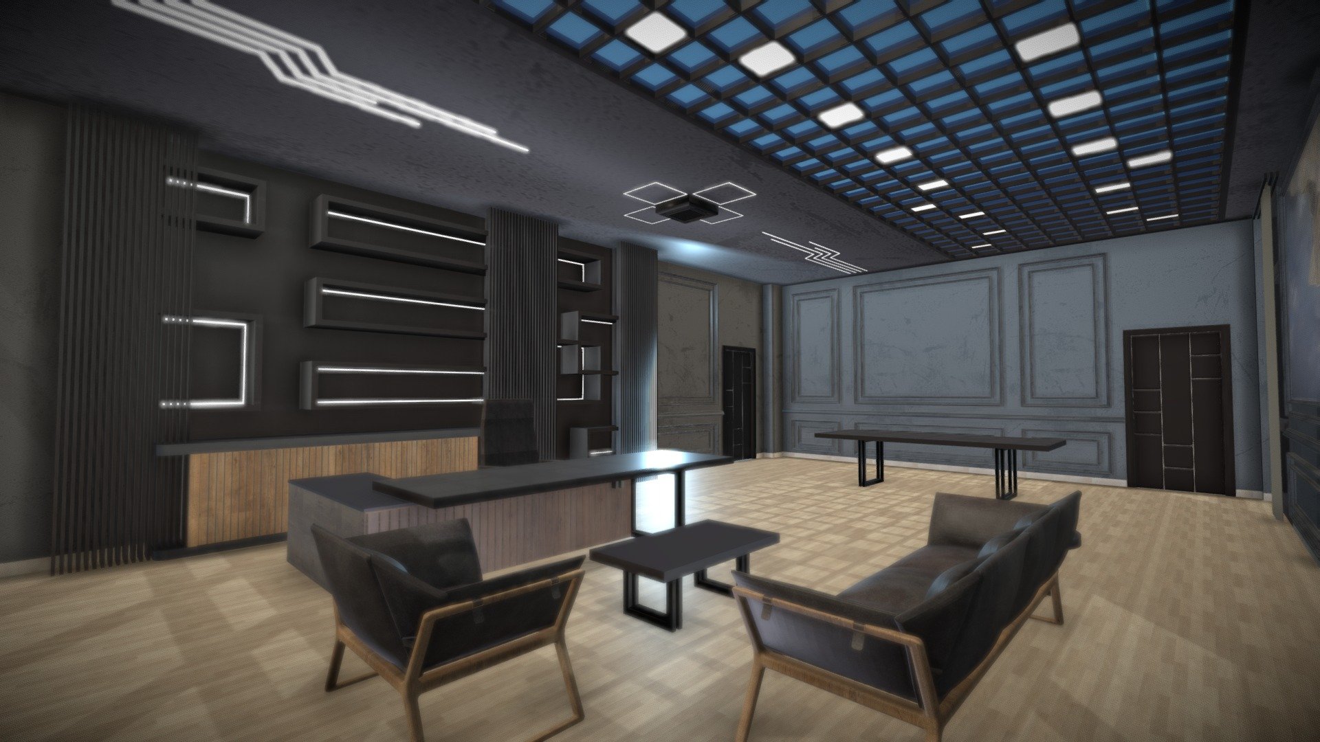 boss office - 3D model by sight [dd975ea] - Sketchfab