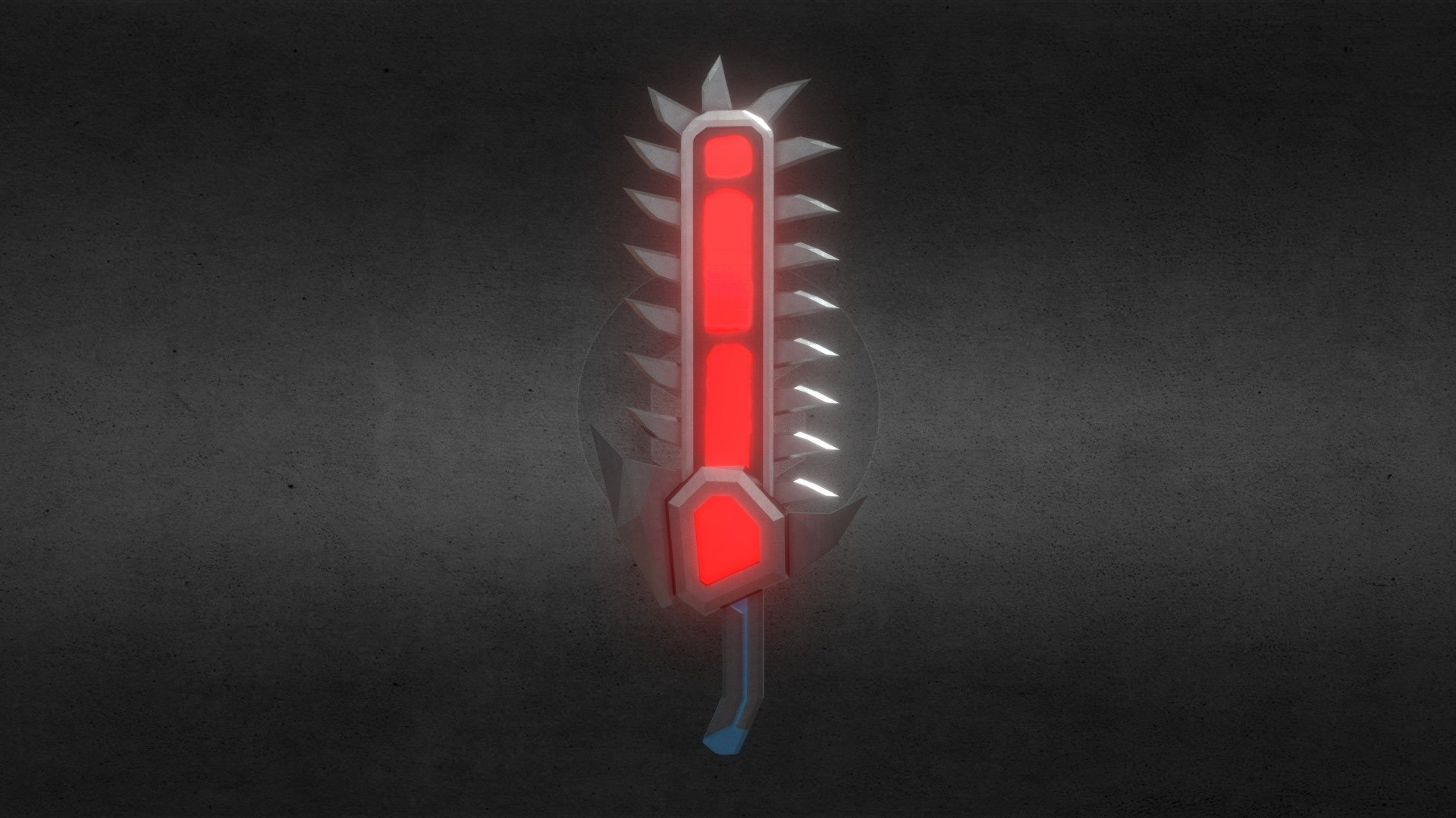 Cyber Chainsaw Sword - 3D model by t.flores [dd99724] - Sketchfab