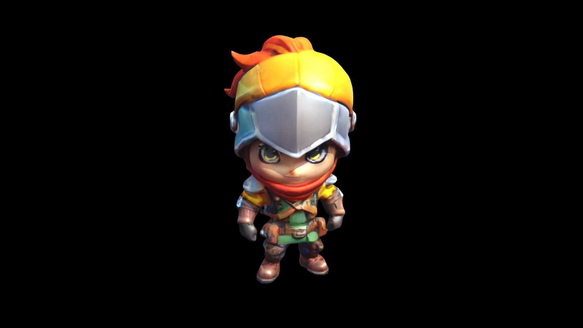 Anime Style Brave Avatar Download Free 3d Model By Klrxyz Dd99873 Sketchfab
