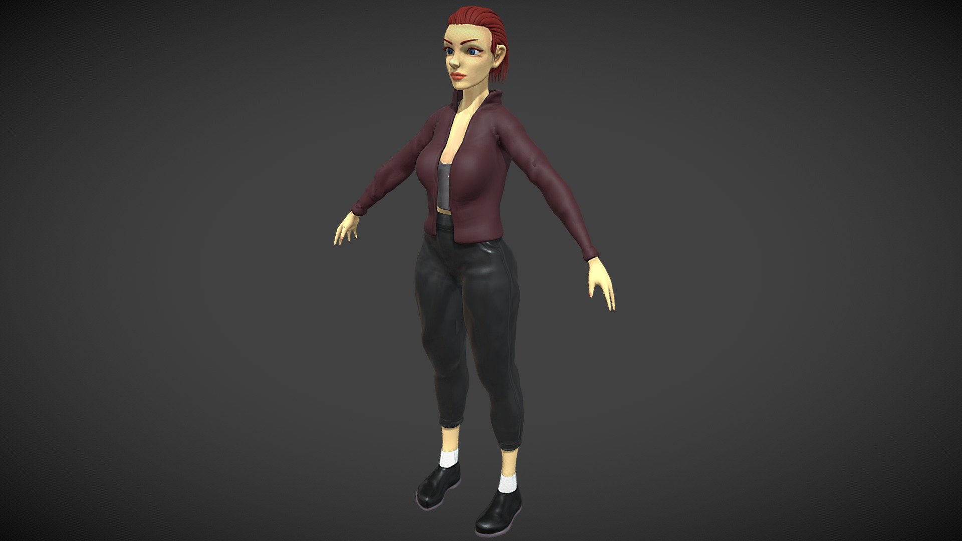 Stylized female character - Download Free 3D model by GreenG [dd9a045 ...