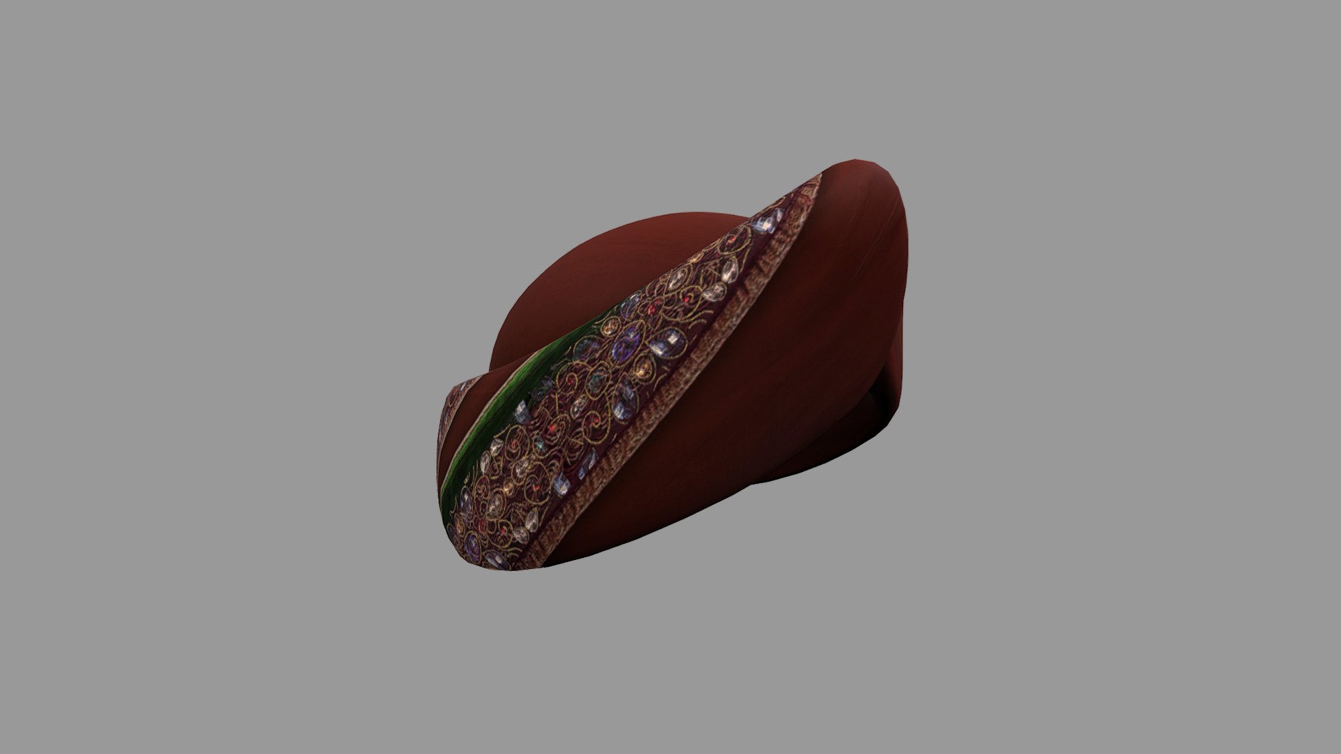 Turban Head Wrap Hat - Buy Royalty Free 3D model by 3dia [dd9cecf ...