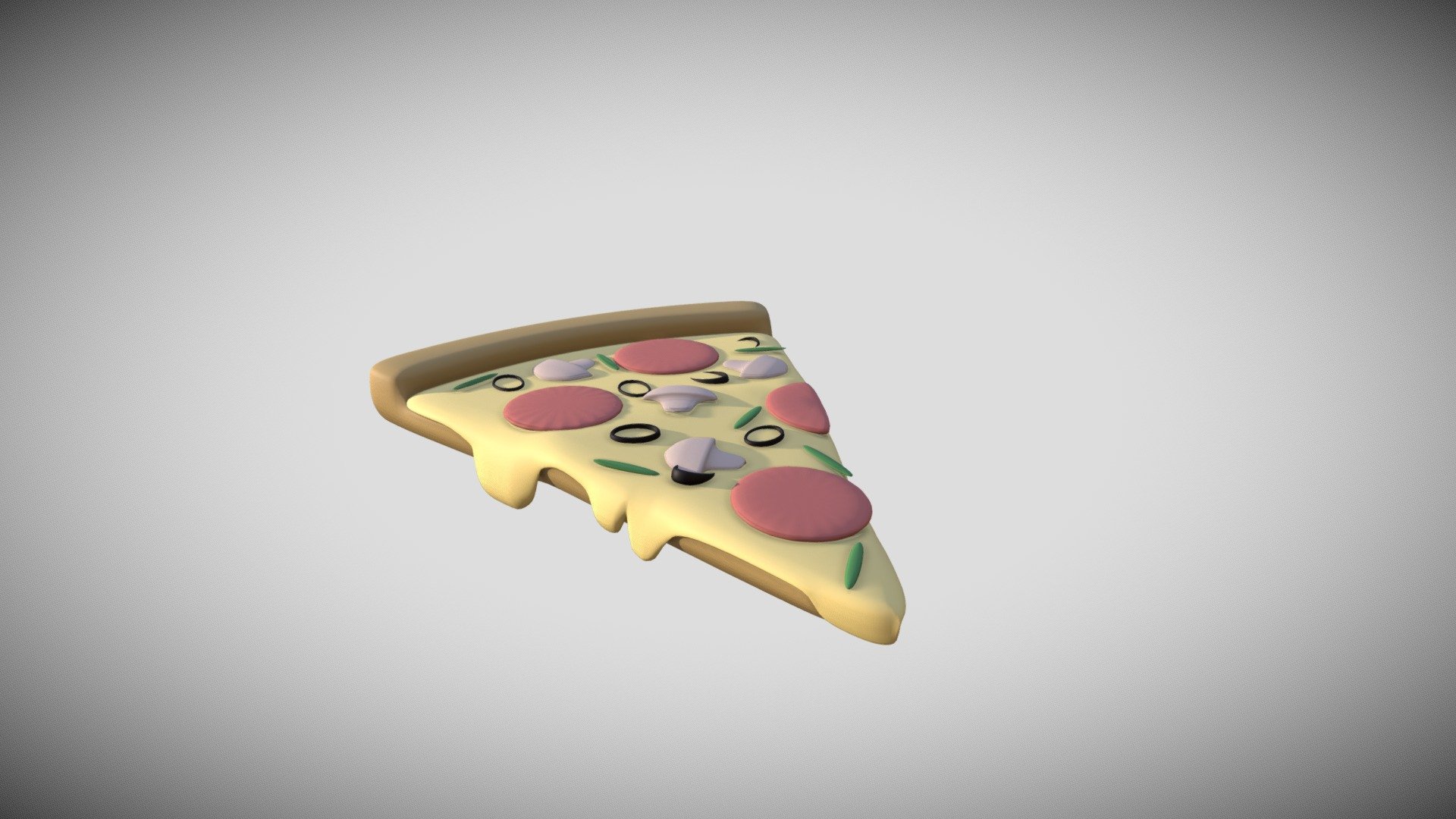 Pizza Slice - Download Free 3D model by zhmdlmag [dd9db32] - Sketchfab