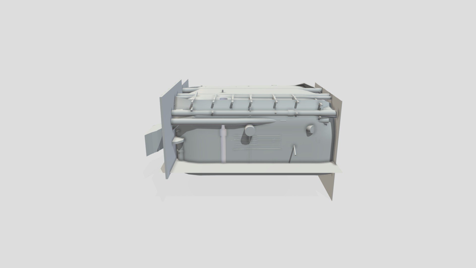 Blocking stage. Singet_Lab by Chemerys Ruslan - 3D model by Kami ...