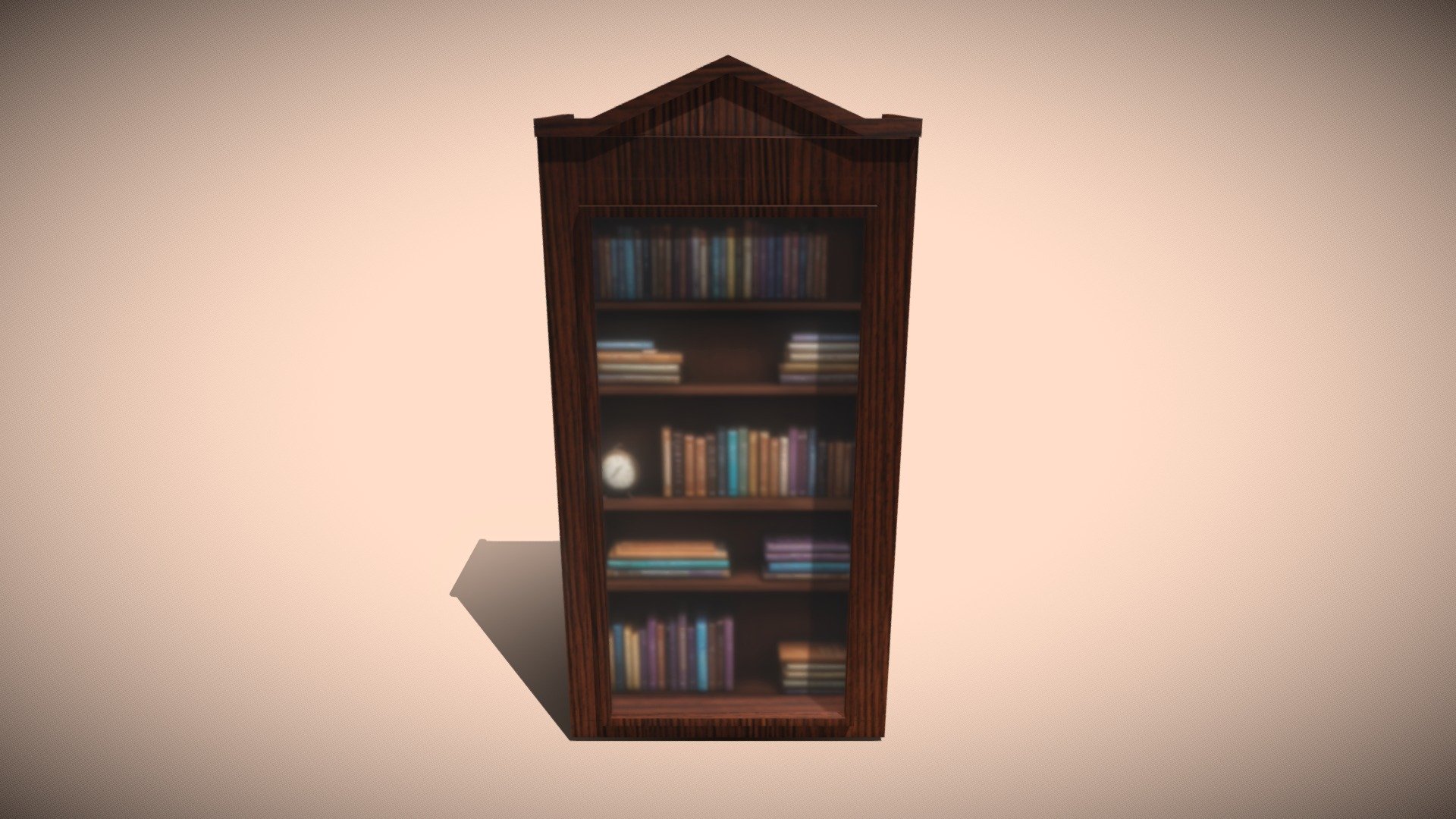 Bookshelf - Download Free 3D model by Anom Purple Modelling (@Anom404 ...