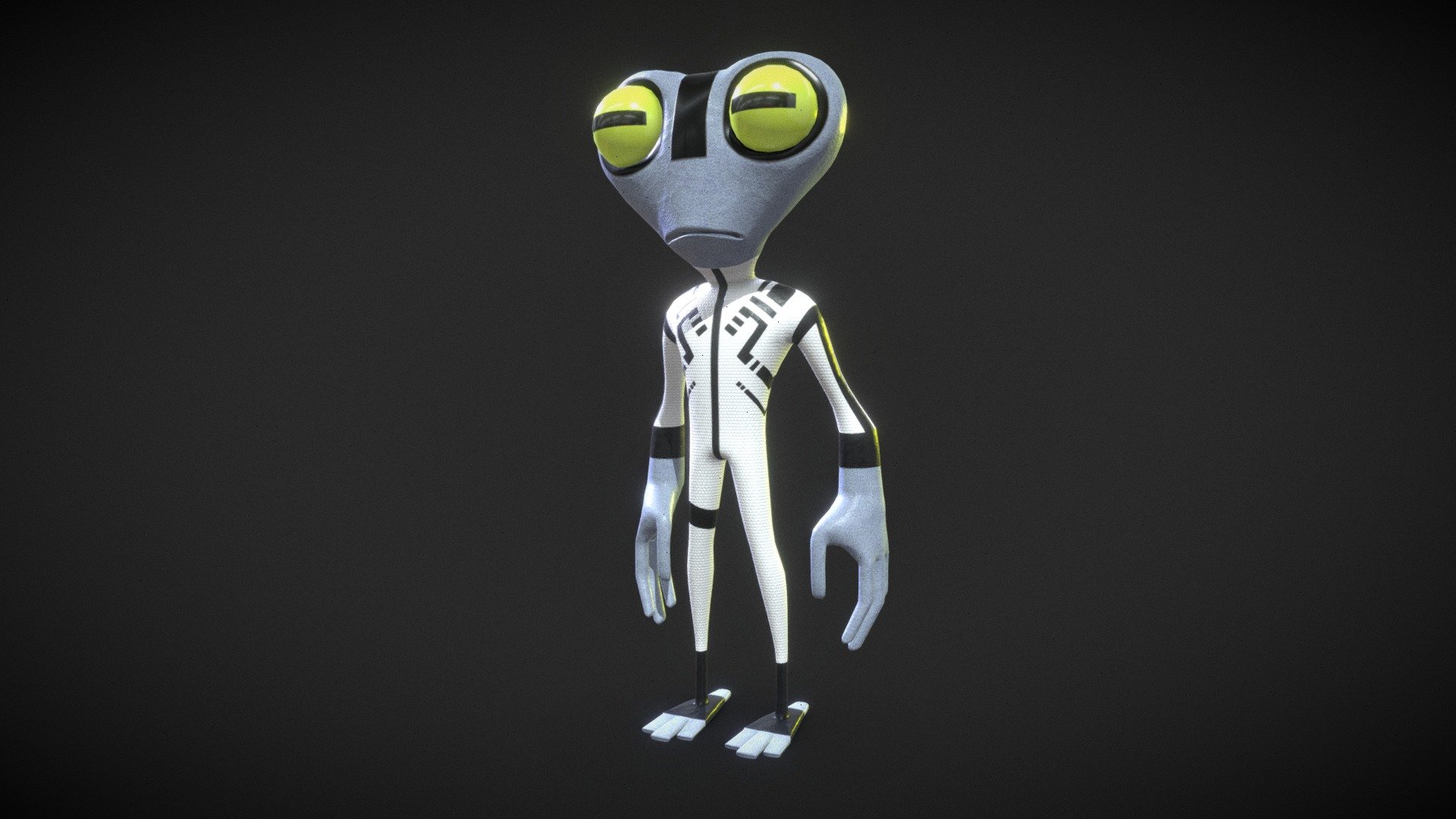 Greymatter with New Outfit Character 3D Model - 3D model by skarian675 ...