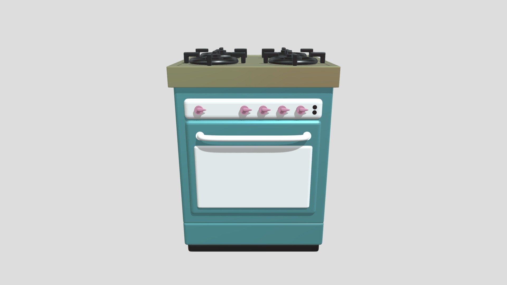 Cartoon stove - Download Free 3D model by Zahra Aldar (@zahra.aldar9 ...