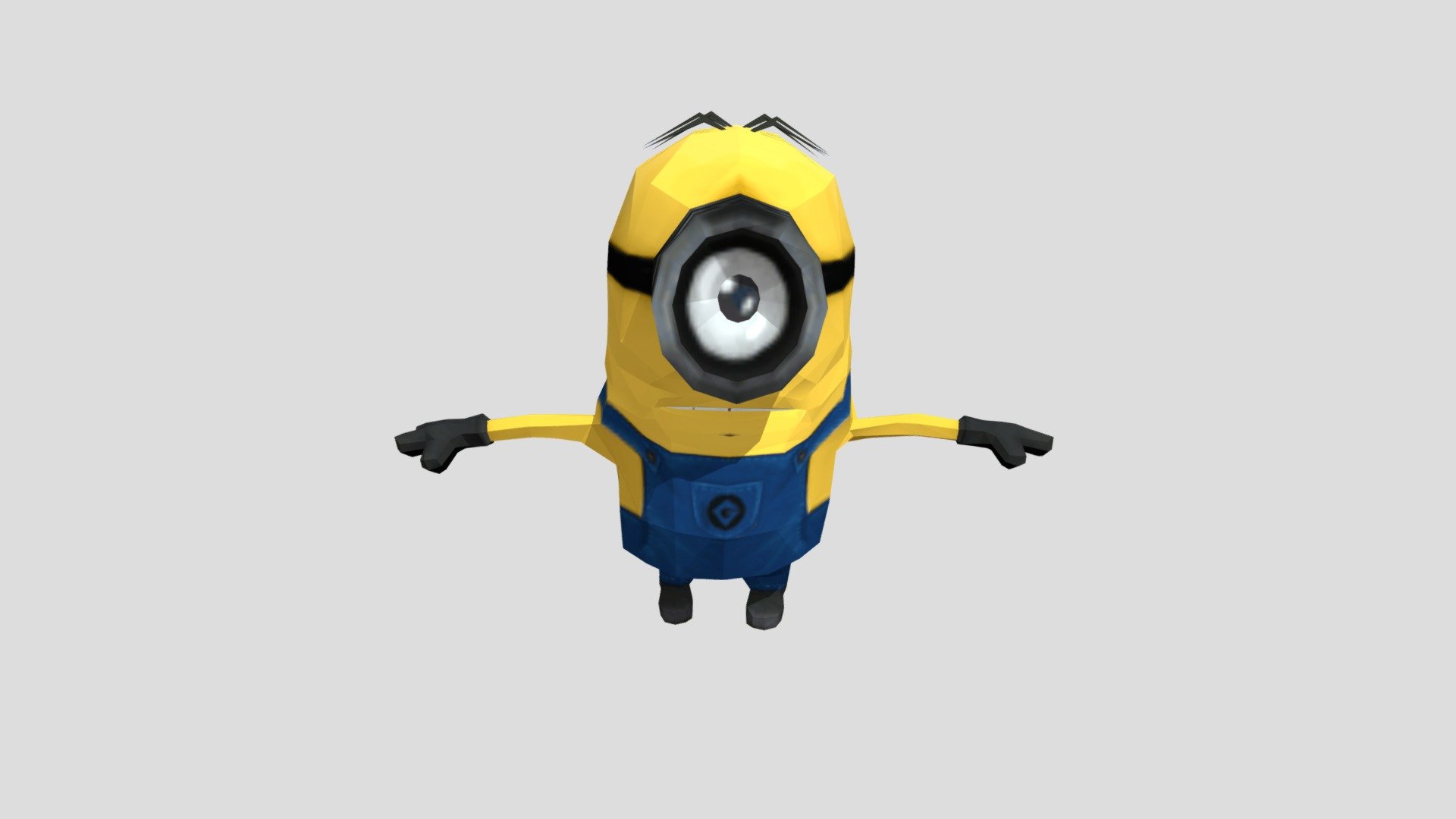 Minion PS2 T Pose - Download Free 3D model by Jamessmartguy ...