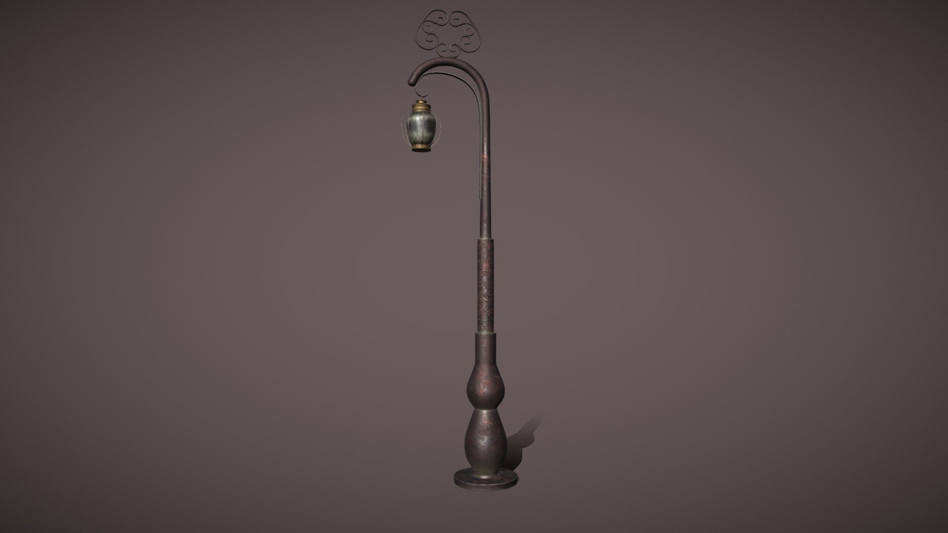Steampunk street light 2 - Download Free 3D model by assetfactory ...