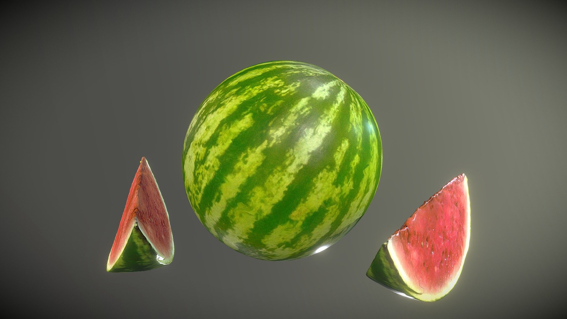 Baby Watermelon - 3D model by Renan Ranciaro (@renan.ranciaro) [dda4896 ...
