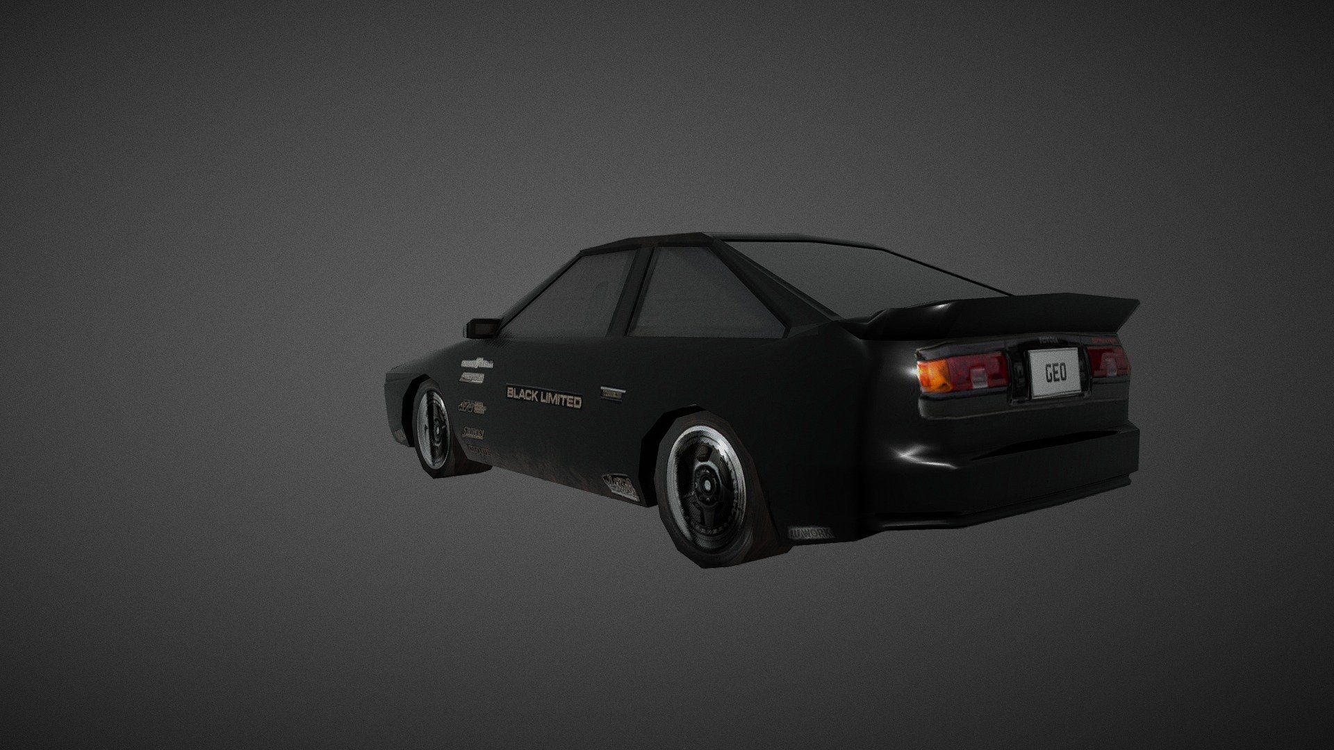 Toyota AE86 (Black Limited) - Low Poly - 3D model by Louis Vanhove ...