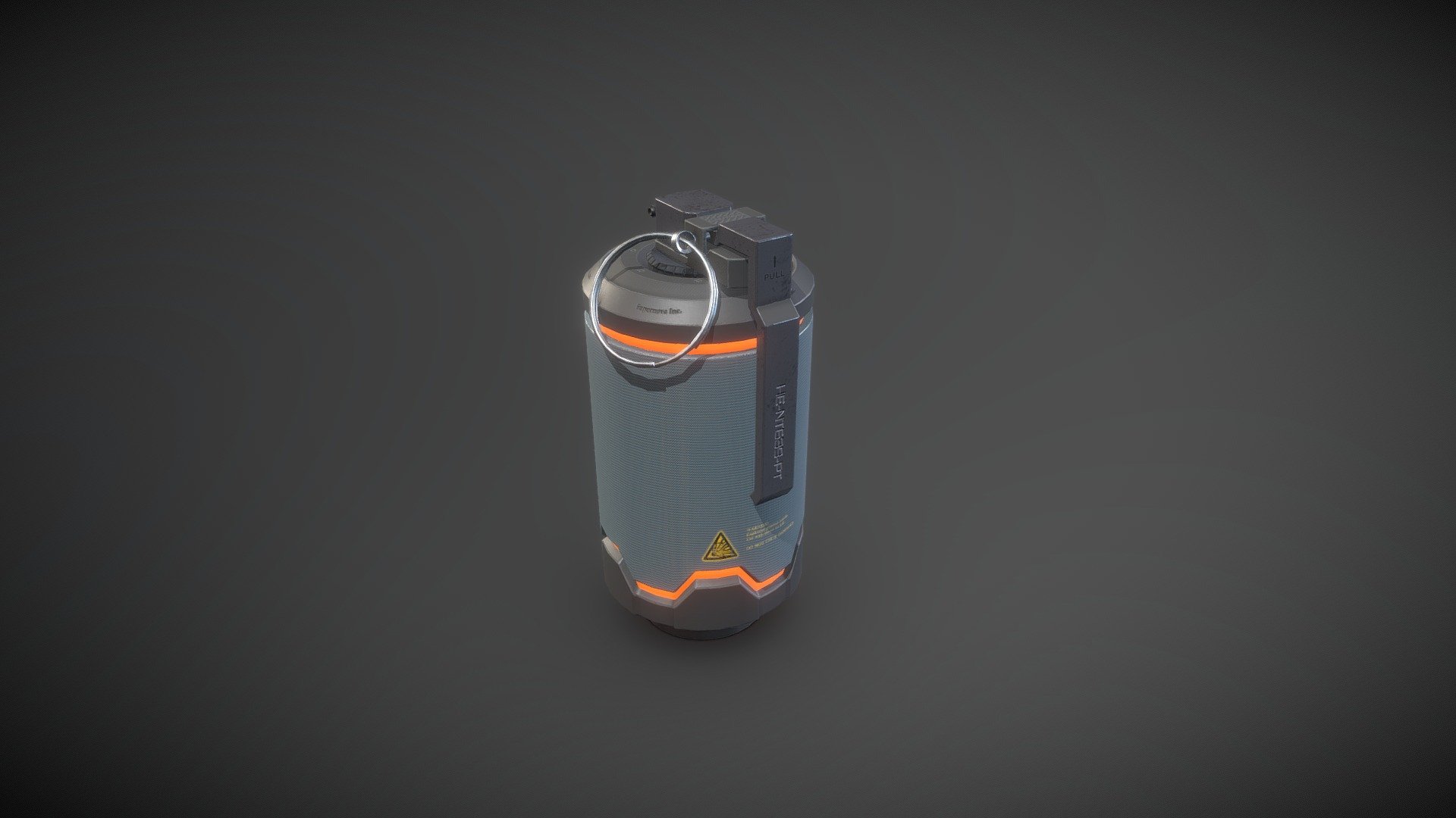 Sci-fi Hi-Explosive Grenade - 3D model by kevinko88 [dda6858] - Sketchfab