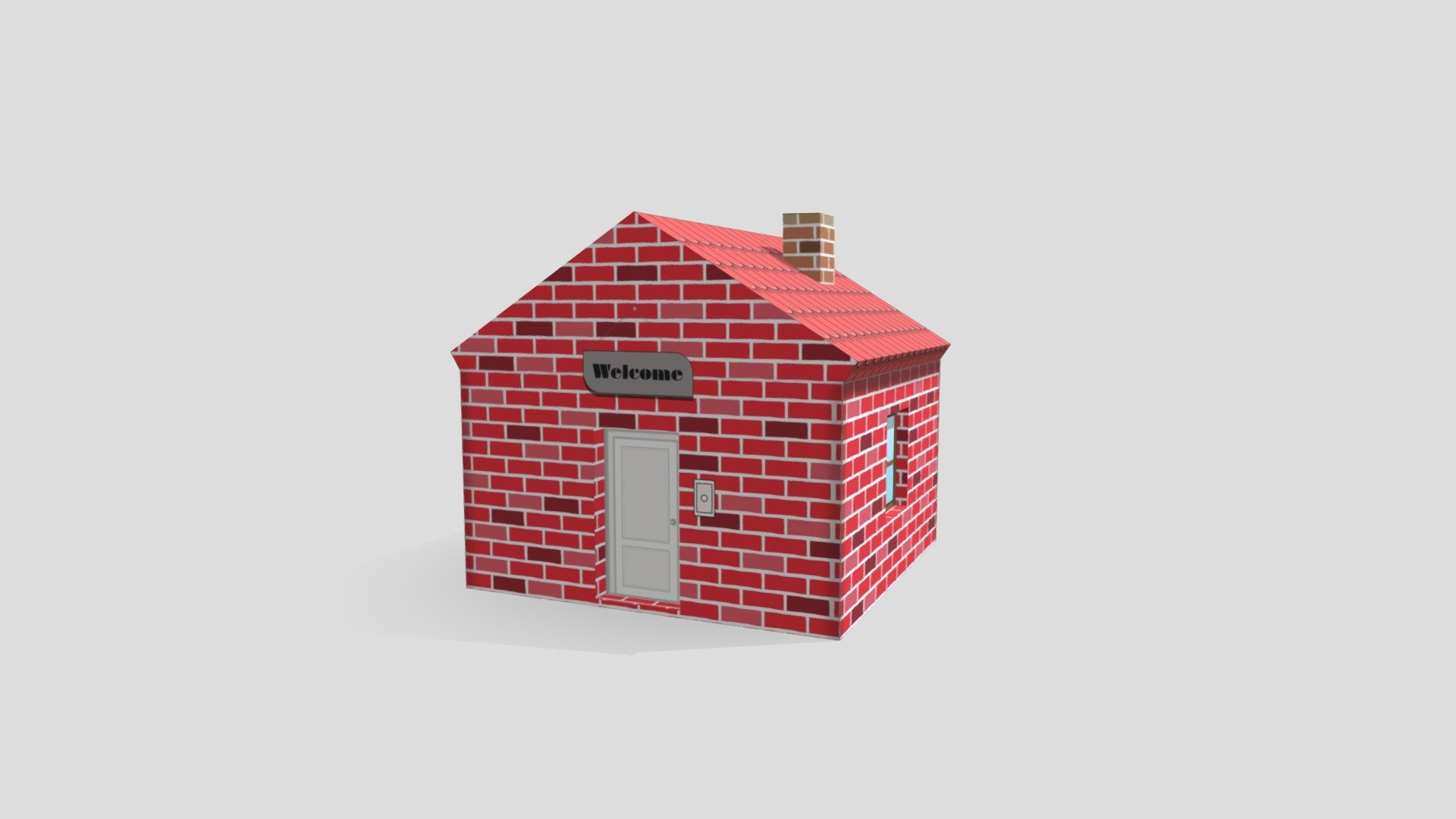 Basic House Illustrator - Download Free 3D model by amitas61 [ddabe39 ...
