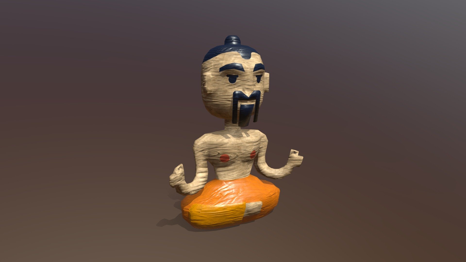 Sensei figure - 3D model by witchbehindthebush [ddac8b3] - Sketchfab