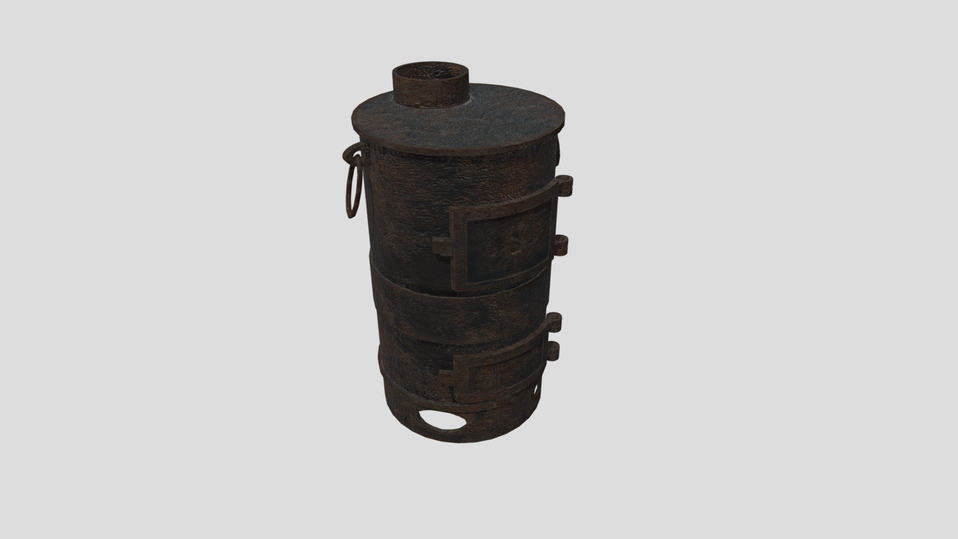 советская печка ПОВ-57 soviet furnake POW-57 - 3D model by Артём ...