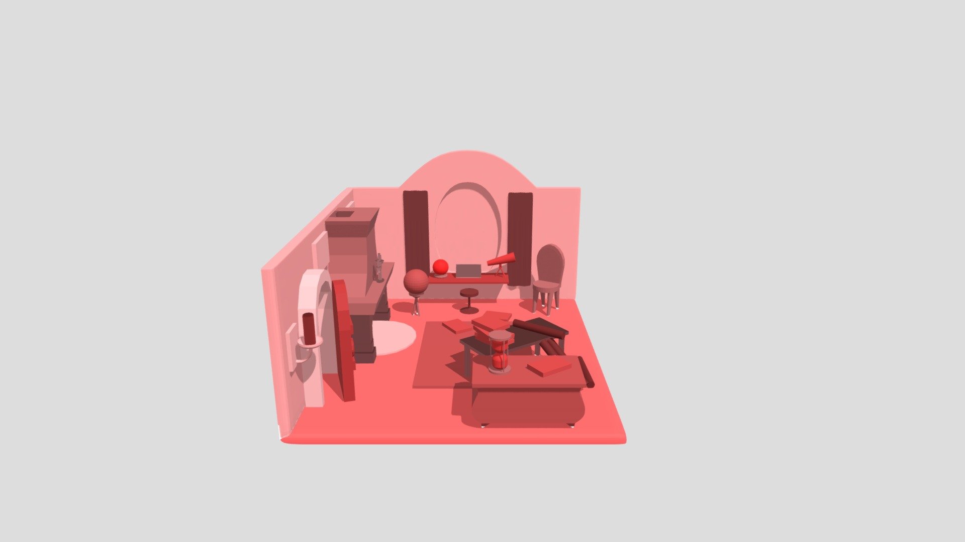 Room Project - Download Free 3D model by 69bits [ddadb85] - Sketchfab