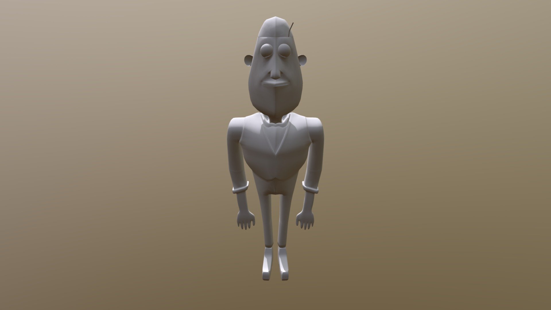 Personnage3D Turbosmooth - 3D model by RubensV [ddaeb9e] - Sketchfab
