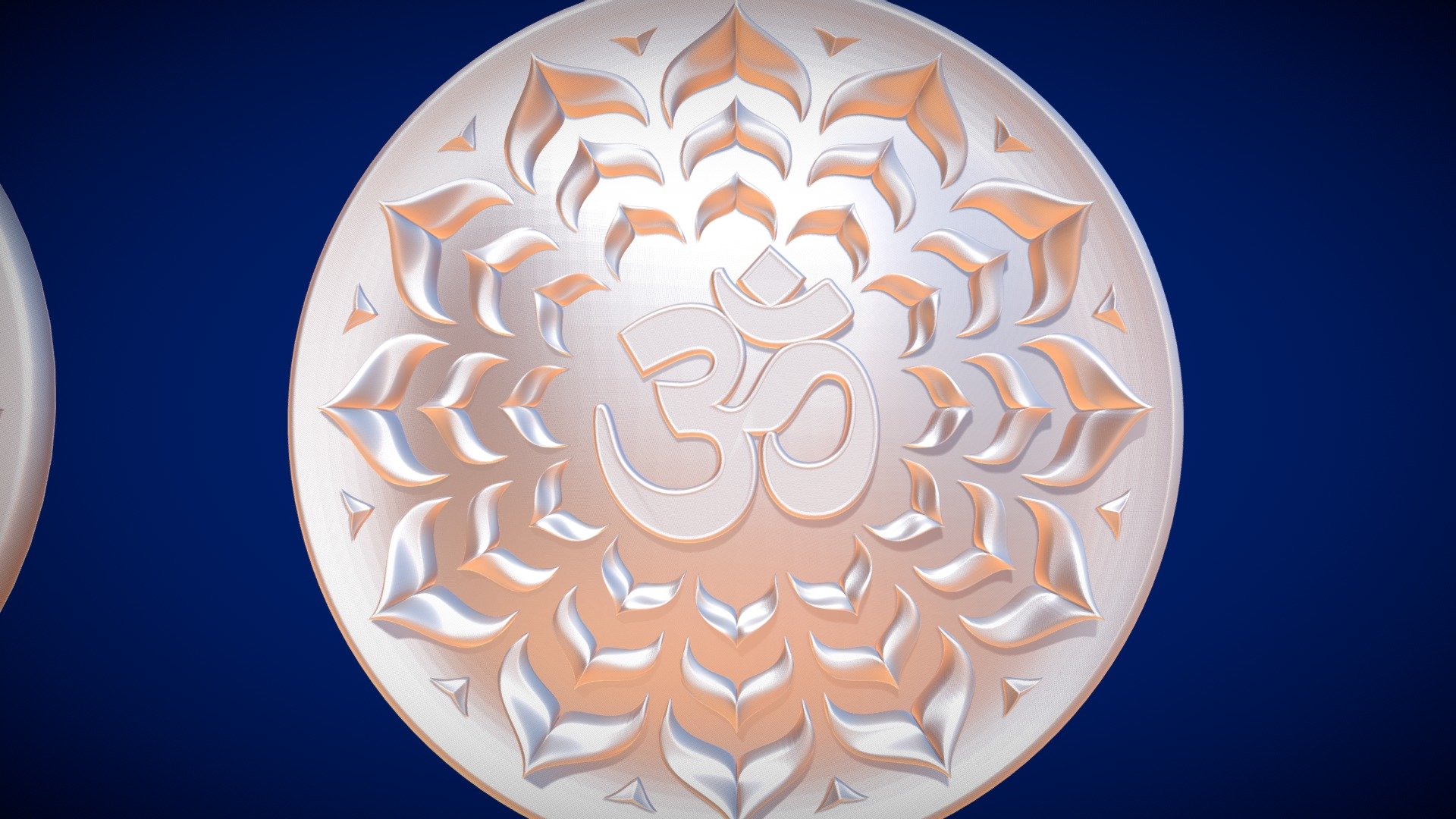 Flower Om - 3D model by MaRaT [ddaf9b4] - Sketchfab