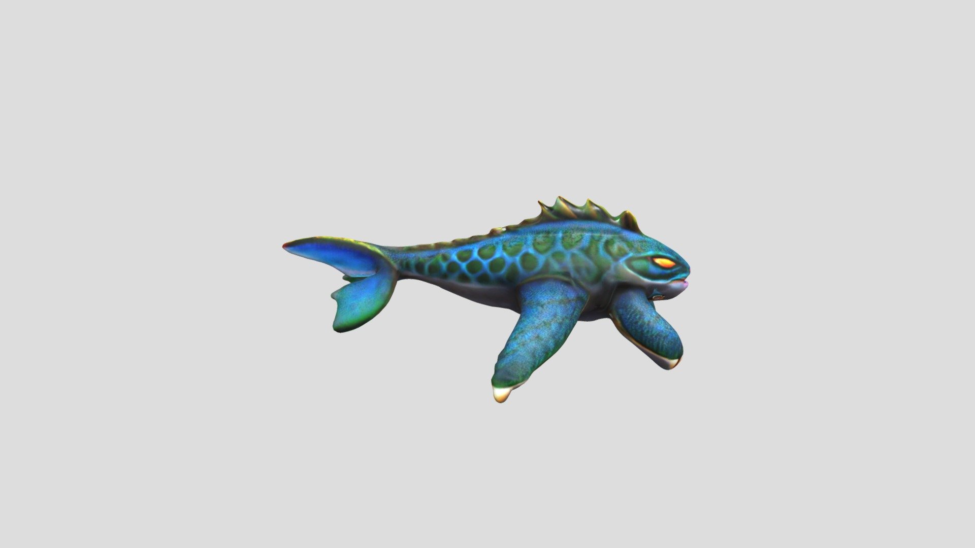 cat-fish hybrid v2 - 3D model by The Hybrid Animal (@aelde) [ddb18b7 ...