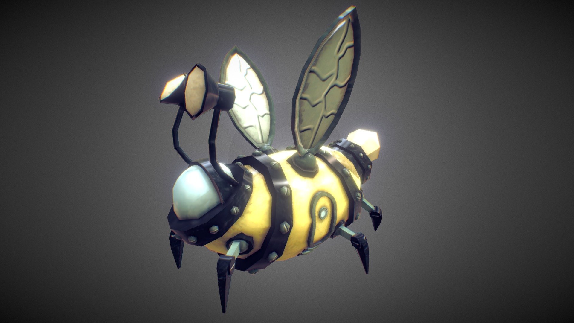 Bee Ship - 3D model by dbldowndunn [ddb1bed] - Sketchfab
