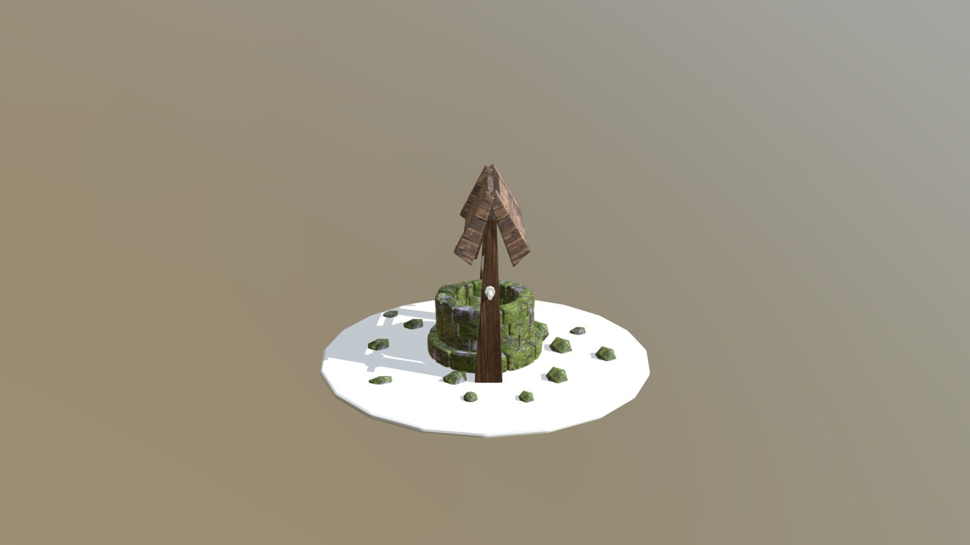 Old 3D Well Model - Maya FBX - 3D model by holdenwilkins [ddb2ff1 ...