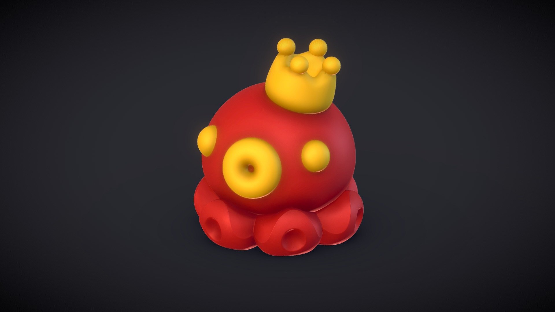 Squishy Royal Squid Mould - 3D Printable - 3D model by mattslog ...