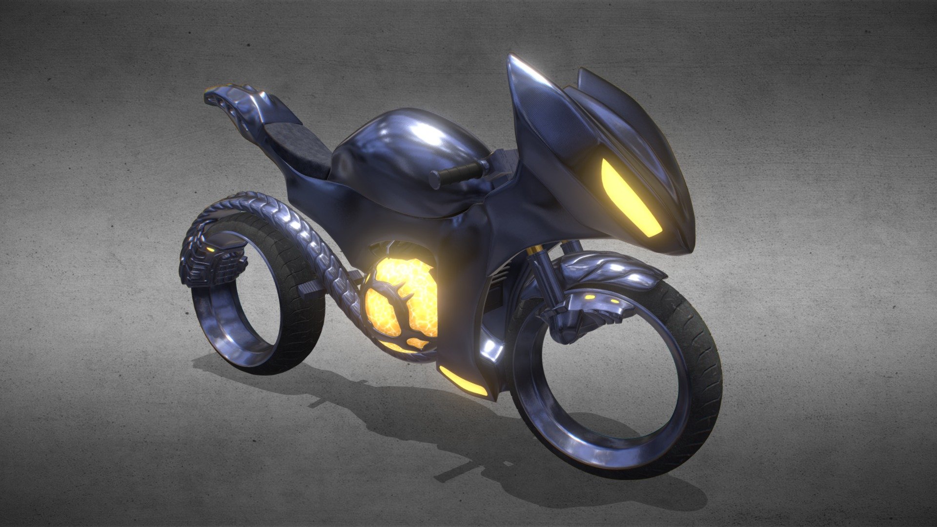 Dragon Bike - 3D model by Inferix [ddbb0eb] - Sketchfab