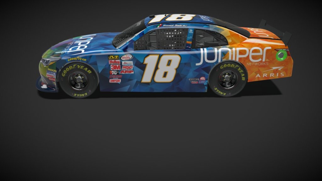 No. 18 XFINITY Juniper Toyota Camry - 3D model by Joe Gibbs Racing ...