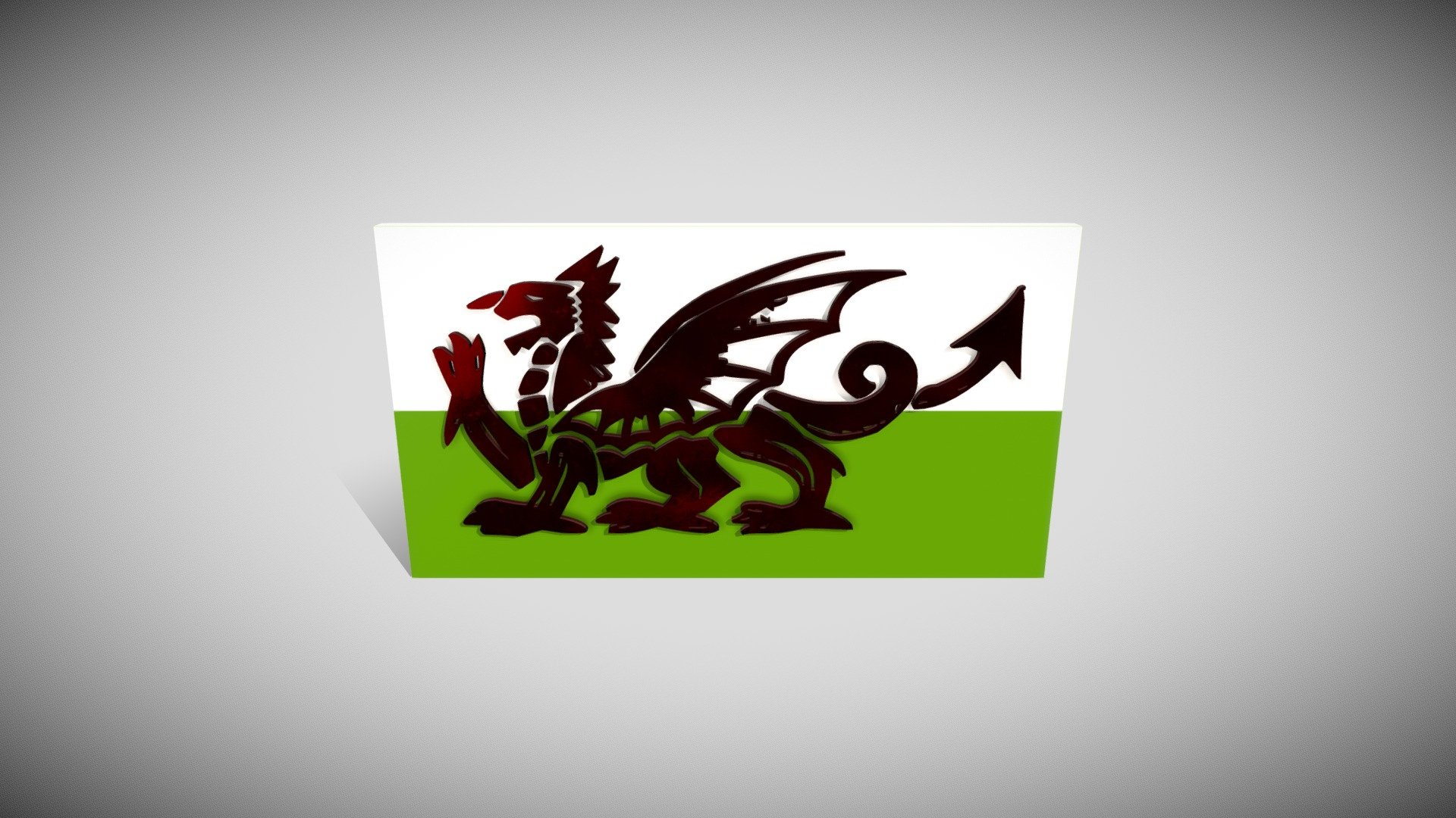 Welsh Dragon - Buy Royalty Free 3D model by Simon T Griffiths ...
