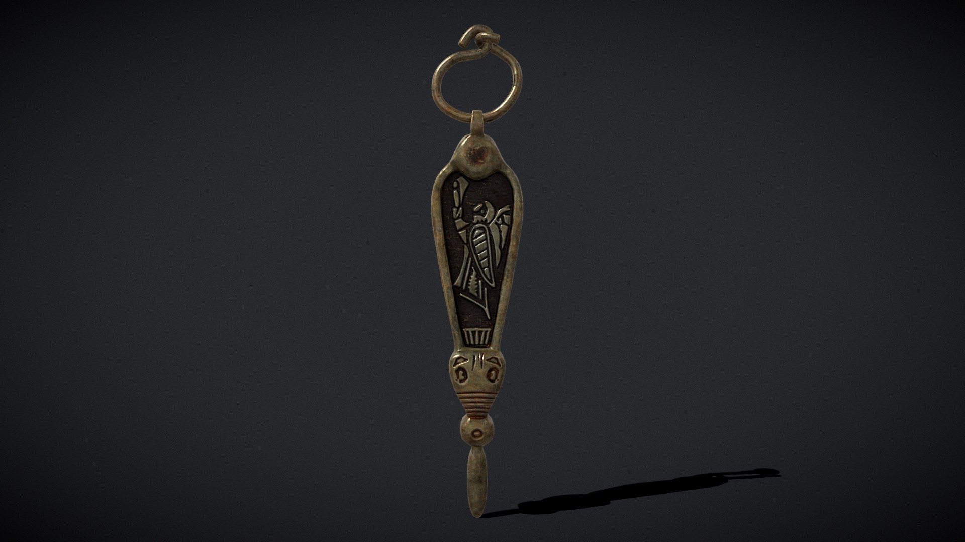 Medieval Spoon Pendant - Buy Royalty Free 3D model by ...